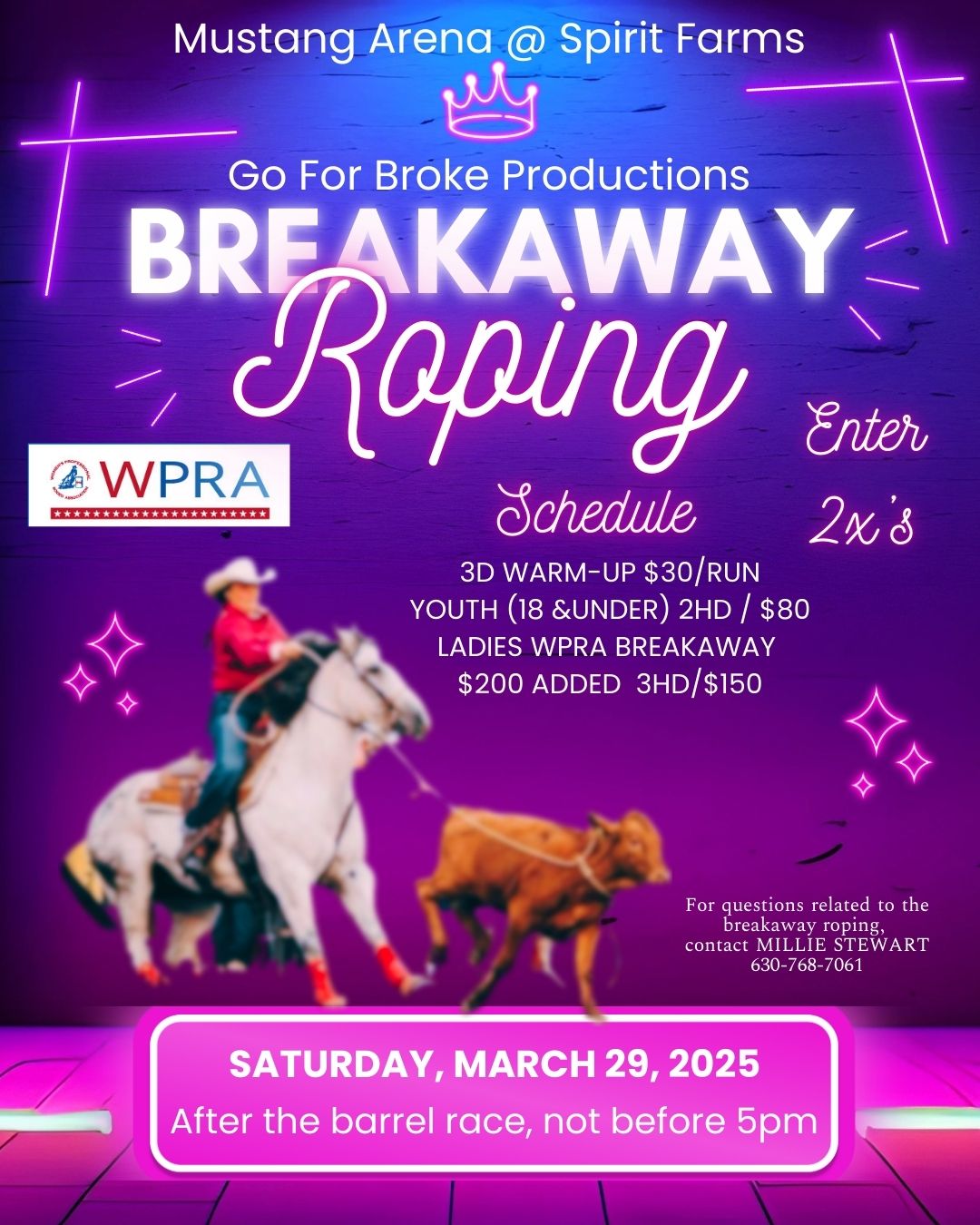 March 28-30, 2025 – Sheridan, IL – Go For Broke Productions LLC